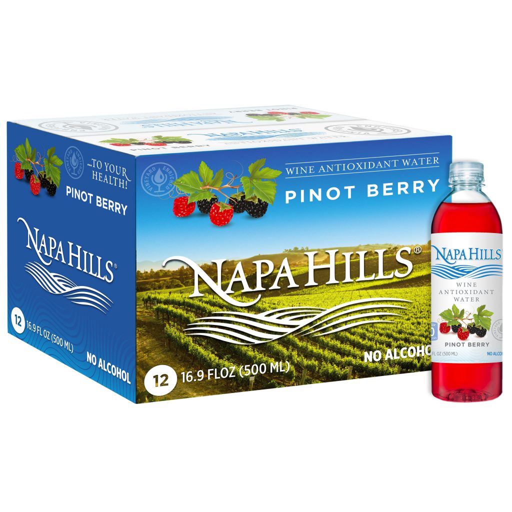 Napa Hills Water, Pinot Berry12 x 500ml Pack – NapaHills – Refreshing ...